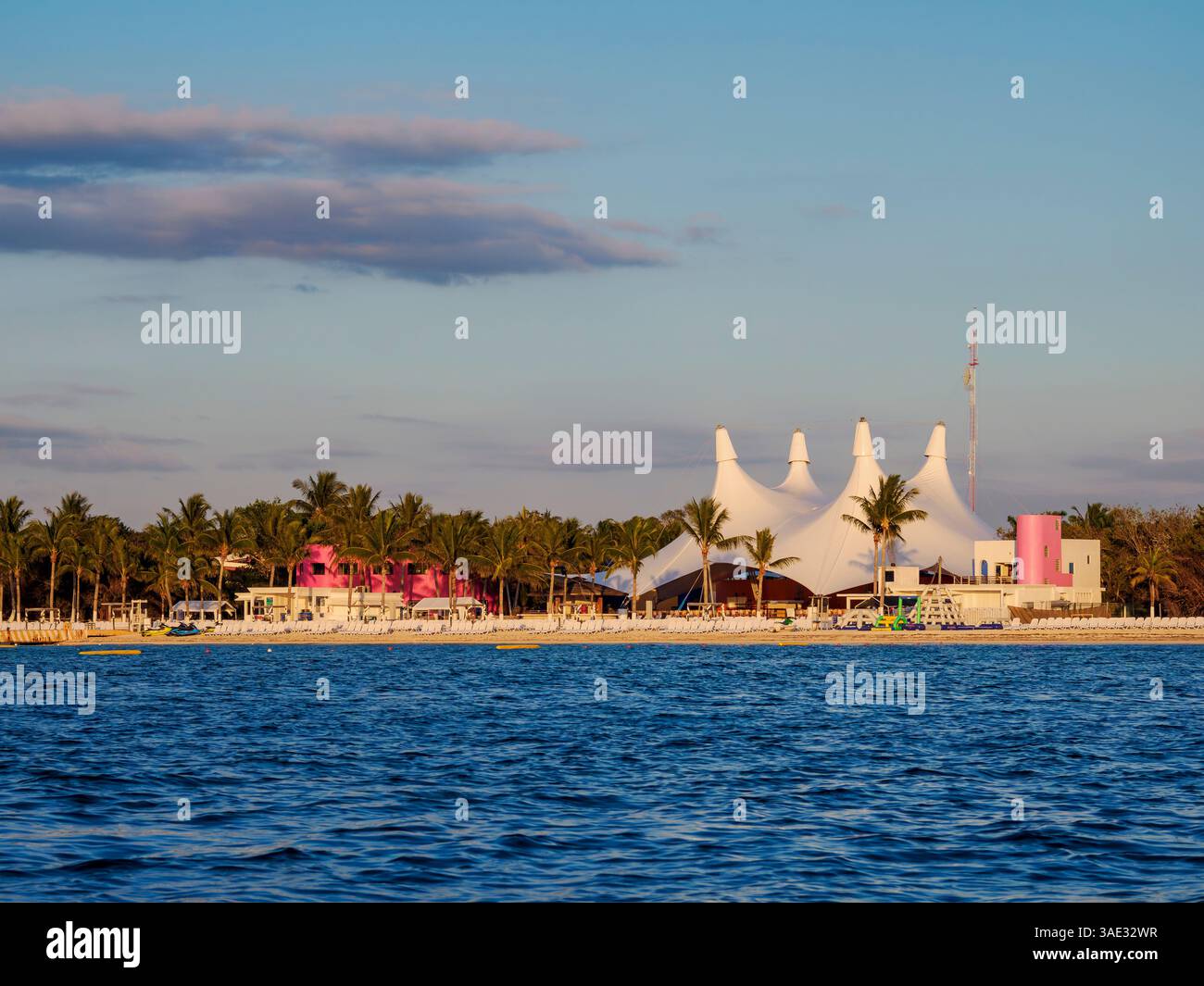 West Coast at sunset, Cozumel Island, Quintana Roo State, Mexico Stock ...