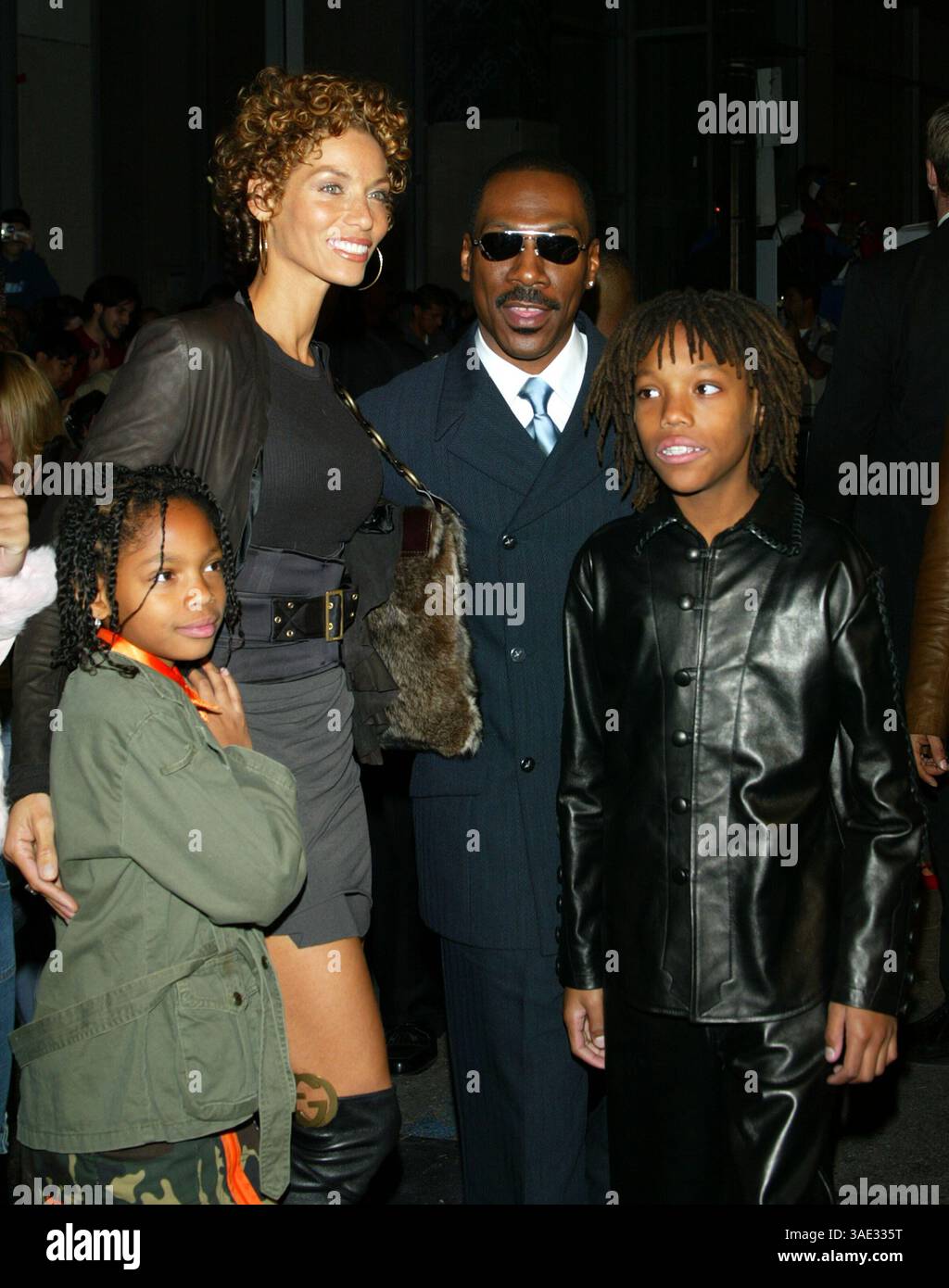 Nov 23, 2003; Hollywood, California, USA; Actor EDDIE MURPHY & FAMILY ...
