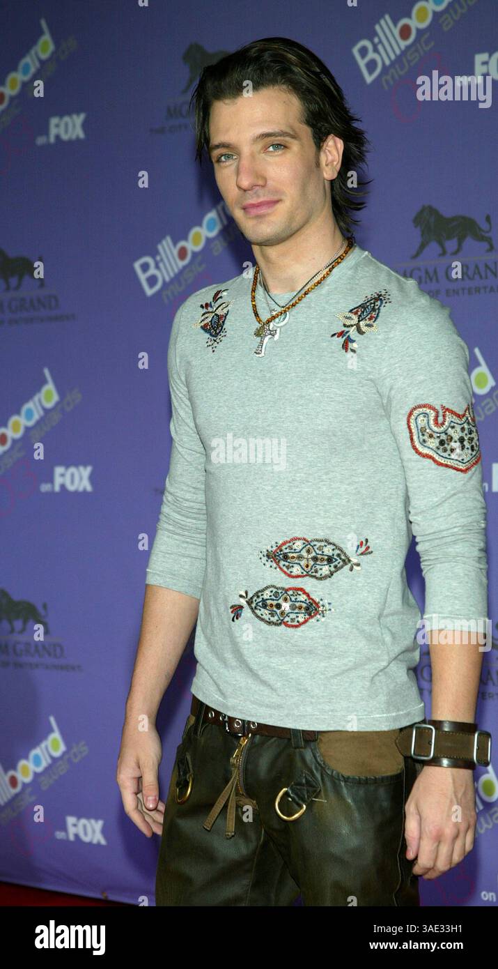Dec 10, 2003; Las Vegas, Nevada, USA; Singer JC CHASEZ at the 2003 ...
