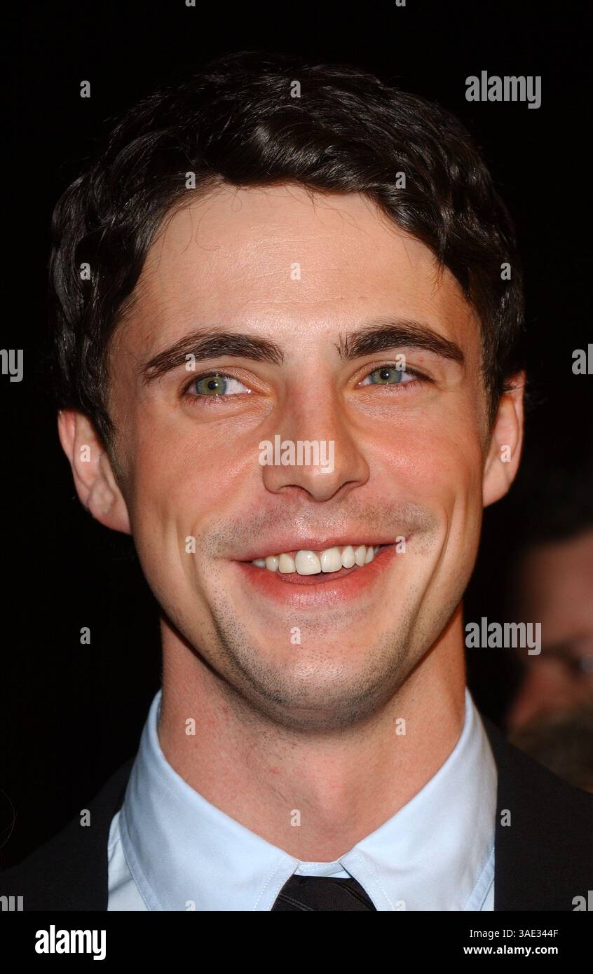 Jan 7, 2004; Hollywood, California, USA; Actor MATTHEW GOODE at the ...
