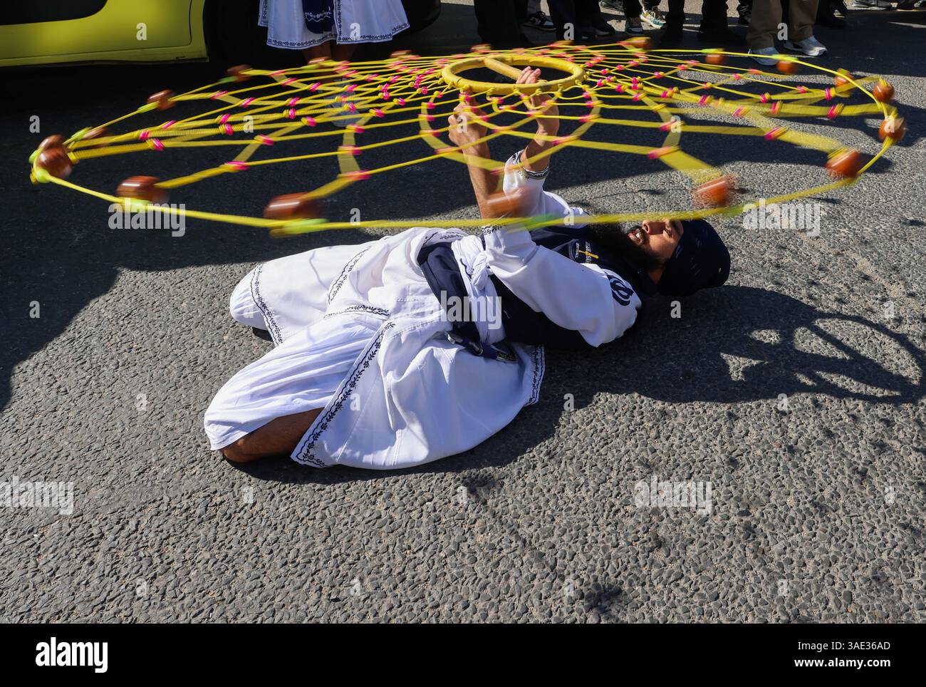 Southall West London, UK. 06th Apr, 2025. Sikh Martial Arts at Vaisakhi ...