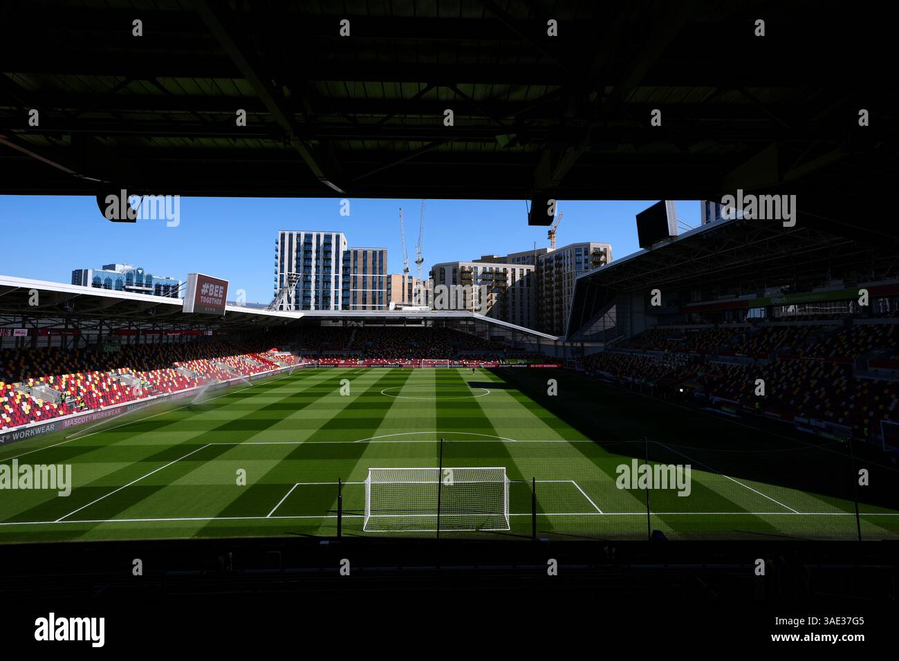 A general view inside the ground ahead of the Premier League match at ...