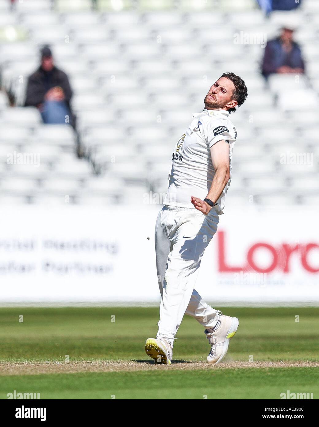 Birmingham, UK. 06th Apr, 2025. #33, Fynn Hudson-Prentice of Sussex in ...