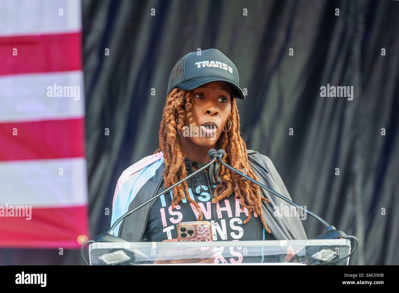 Chastity bowick co founder of trans resistance hi-res stock photography ...