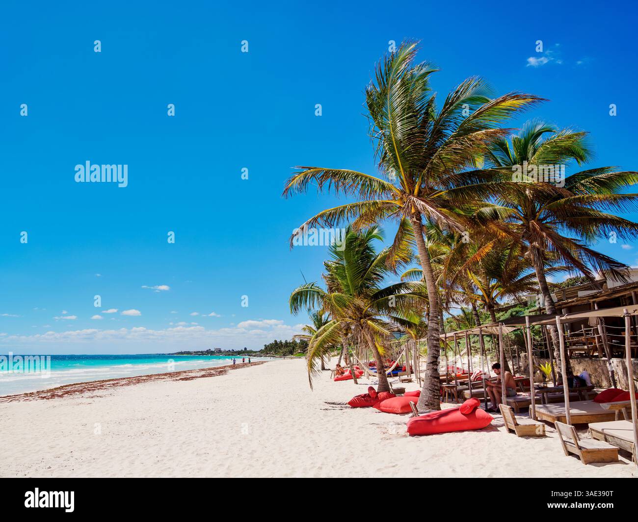 Paradise Beach, Tulum, Quintana Roo State, Mexico Stock Photo - Alamy