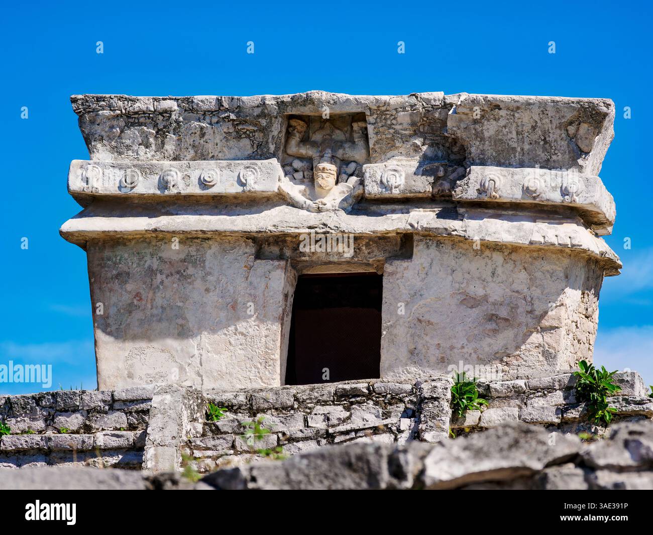El Castillo, Tulum Archeological Site, Quintana Roo State, Mexico Stock ...