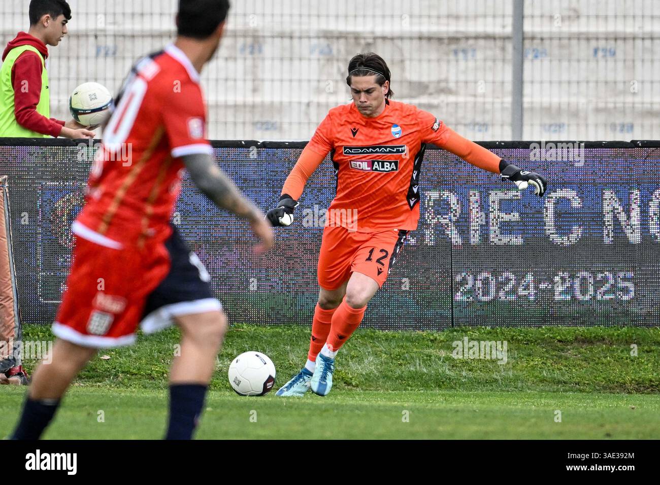 Sassari, Italy. 06th Apr, 2025. Cesare Galeotti of SPAL during Torres ...
