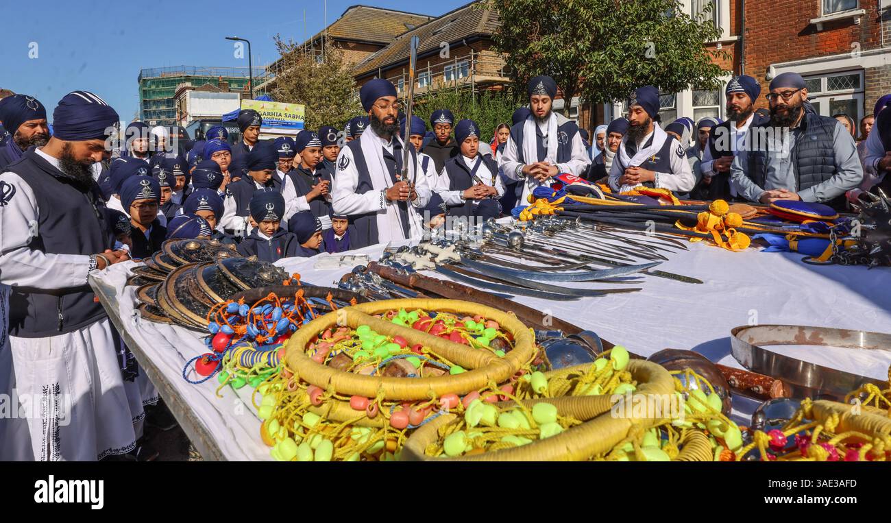 Southall West London, UK. 06th Apr, 2025. Vaisakhi is a major festival ...