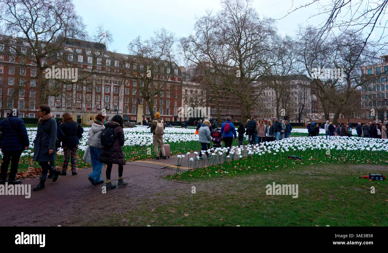 London, United Kingdom - December 16, 2023: Ever After Garden by The ...
