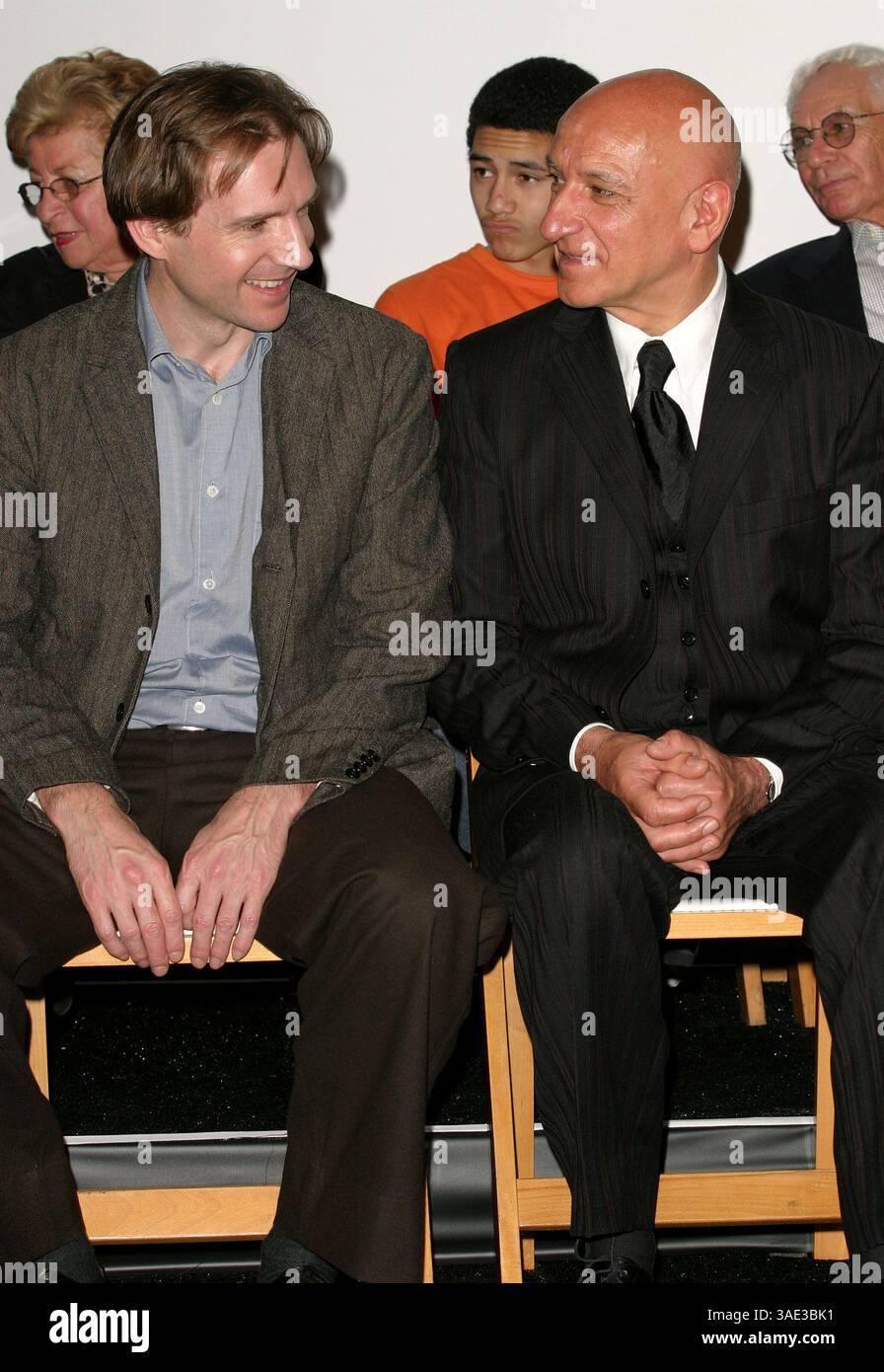 Mar 3, 2004; Los Angeles, California, USA; Actors RALPH FIENNES & SIR ...
