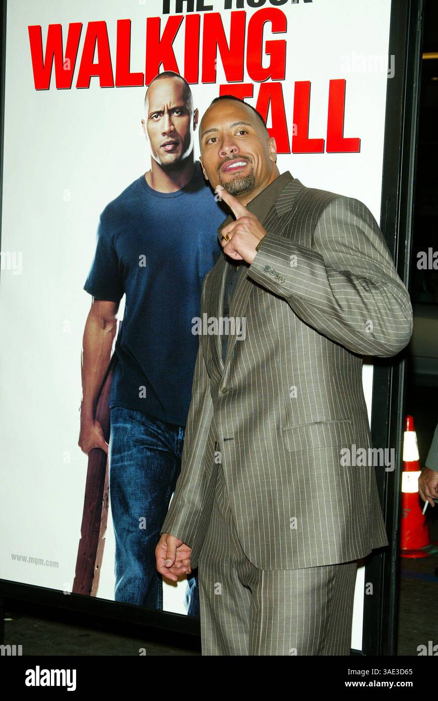 Mar 29, 2004; Hollywood, California, USA; Actor DWAYNE JOHNSON at the ...