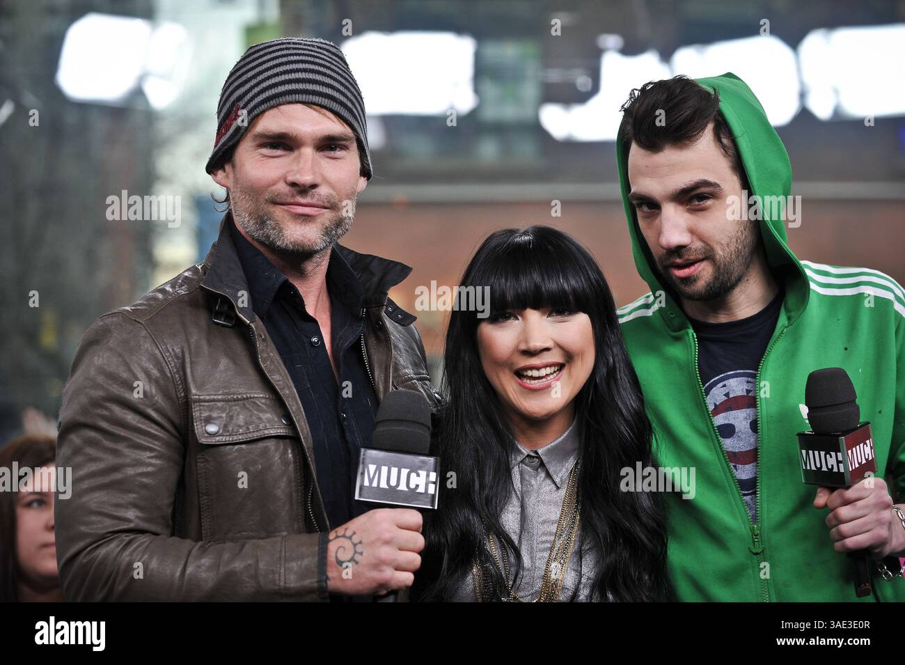 Feb. 22, 2012 - Toronto, Ontario, Canada - Cast of 'Goon' actors SEANN ...