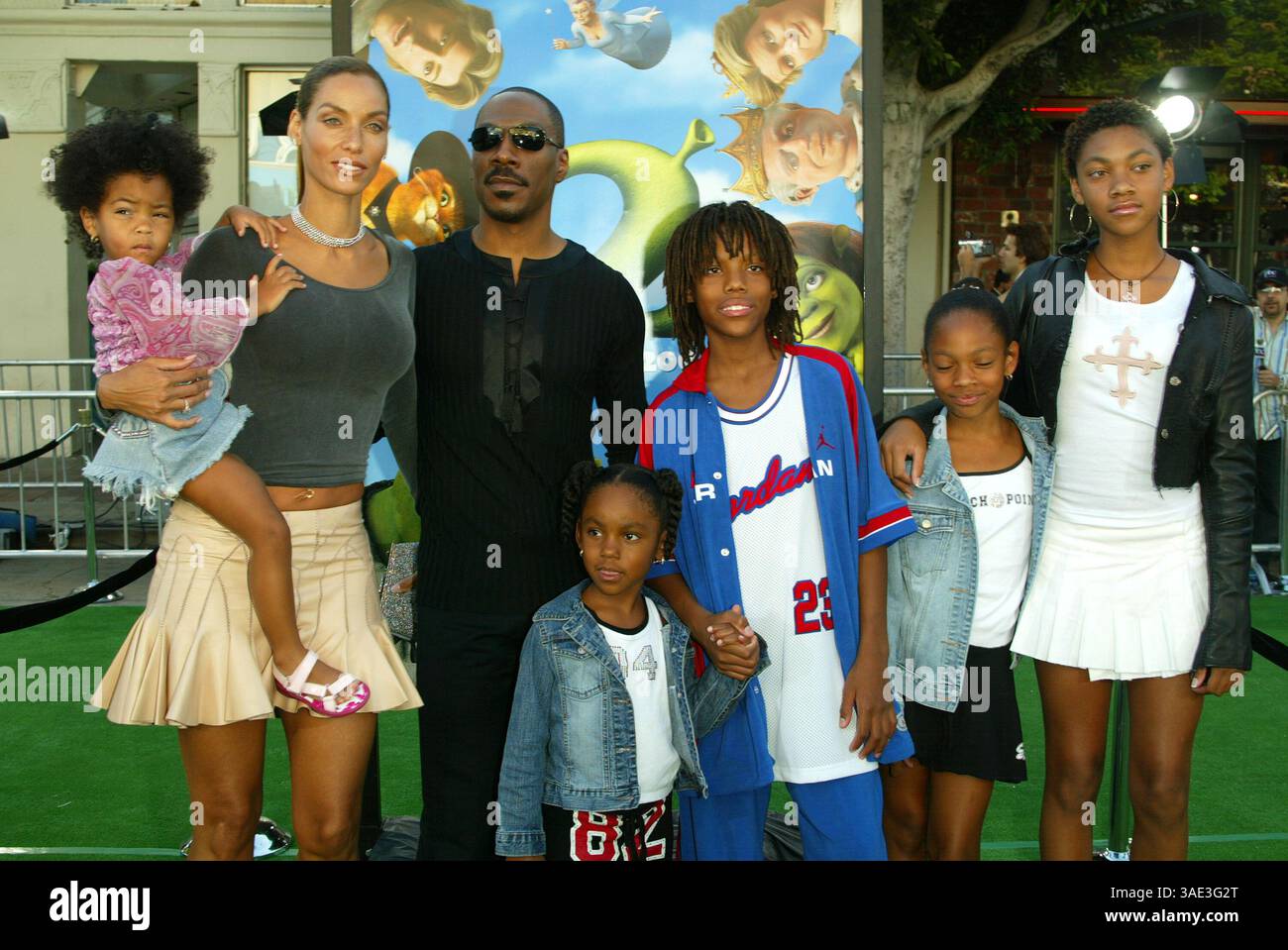 May 8, 2004; Westwood, California, USA; Actor EDDIE MURPHY & FAMILY at ...