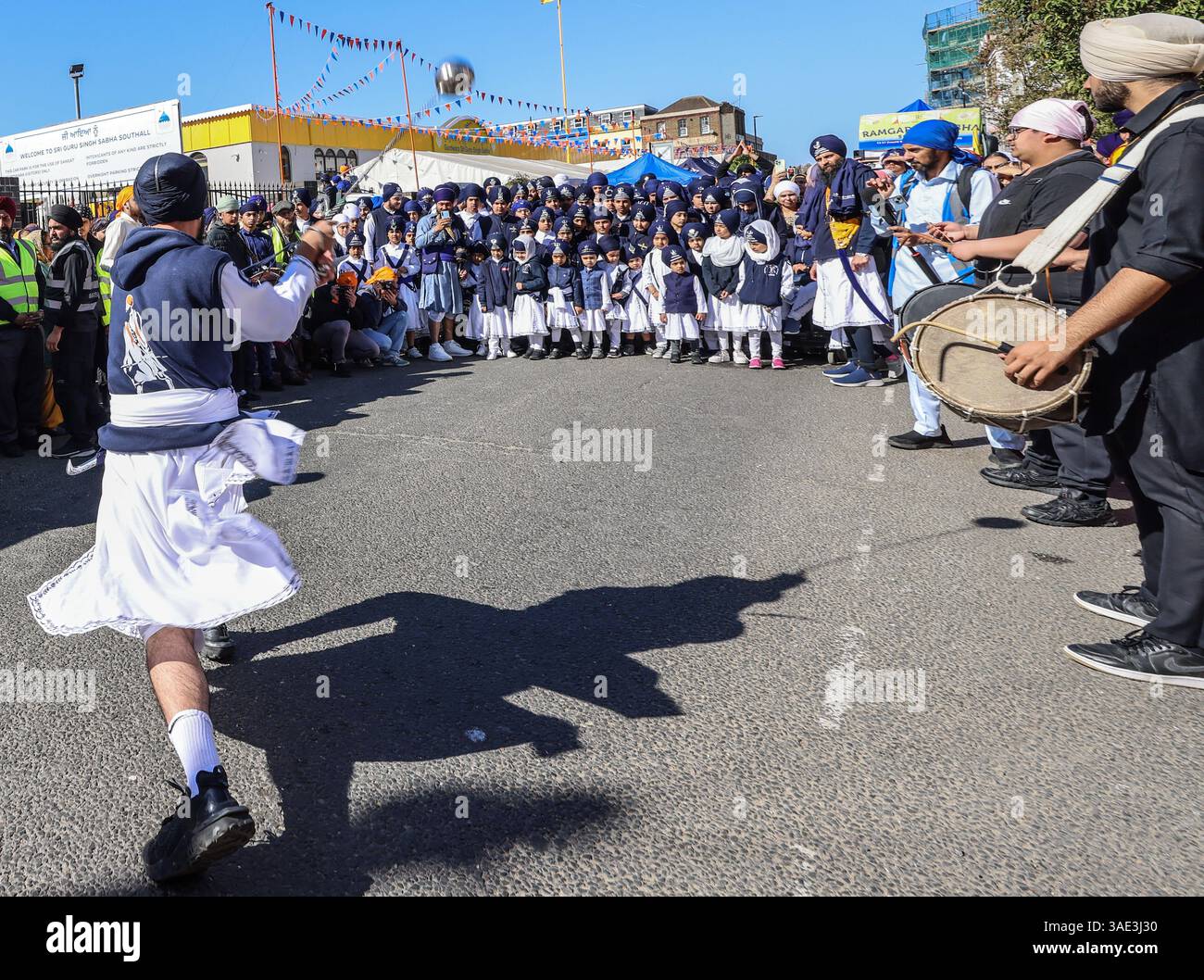 Southall West London, England 06-April 2025 Sikh Martial Arts at ...