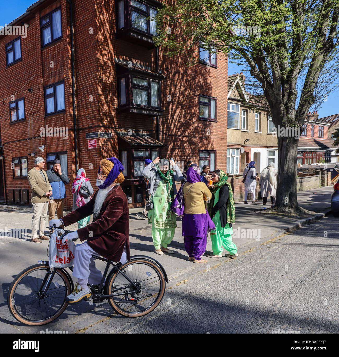 Southall West London, UK. 06th Apr, 2025. Vaisakhi is a major festival ...
