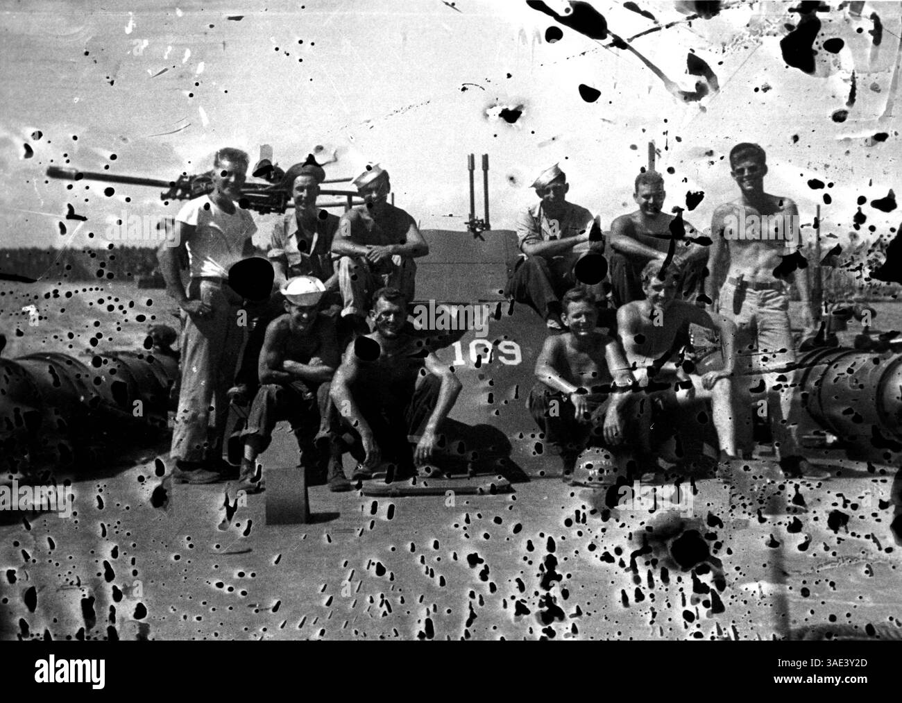 00 00, 1943; Pacific Ocean; Date unknown. JOHN F. KENNEDY far right ...