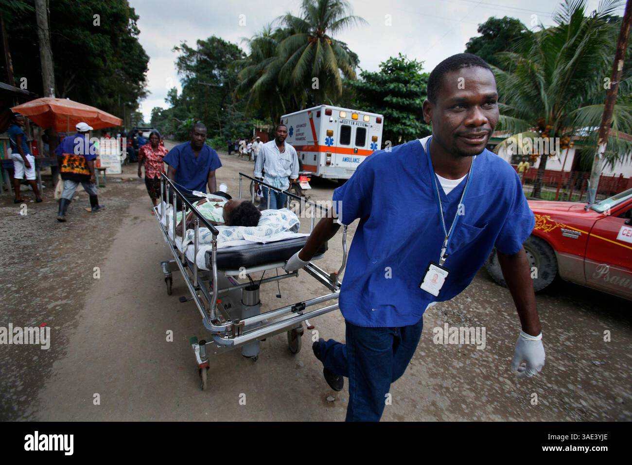 Jan. 10, 2012 - Milot, Haiti - MAXIS MOSELAIRE, a Haitian medical ...