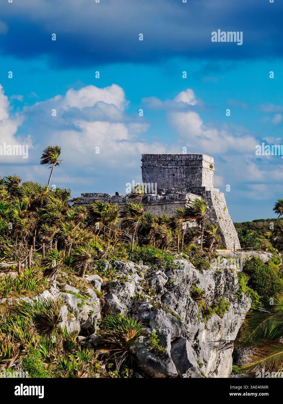 El Castillo, Tulum Archeological Site, Quintana Roo State, Mexico Stock ...