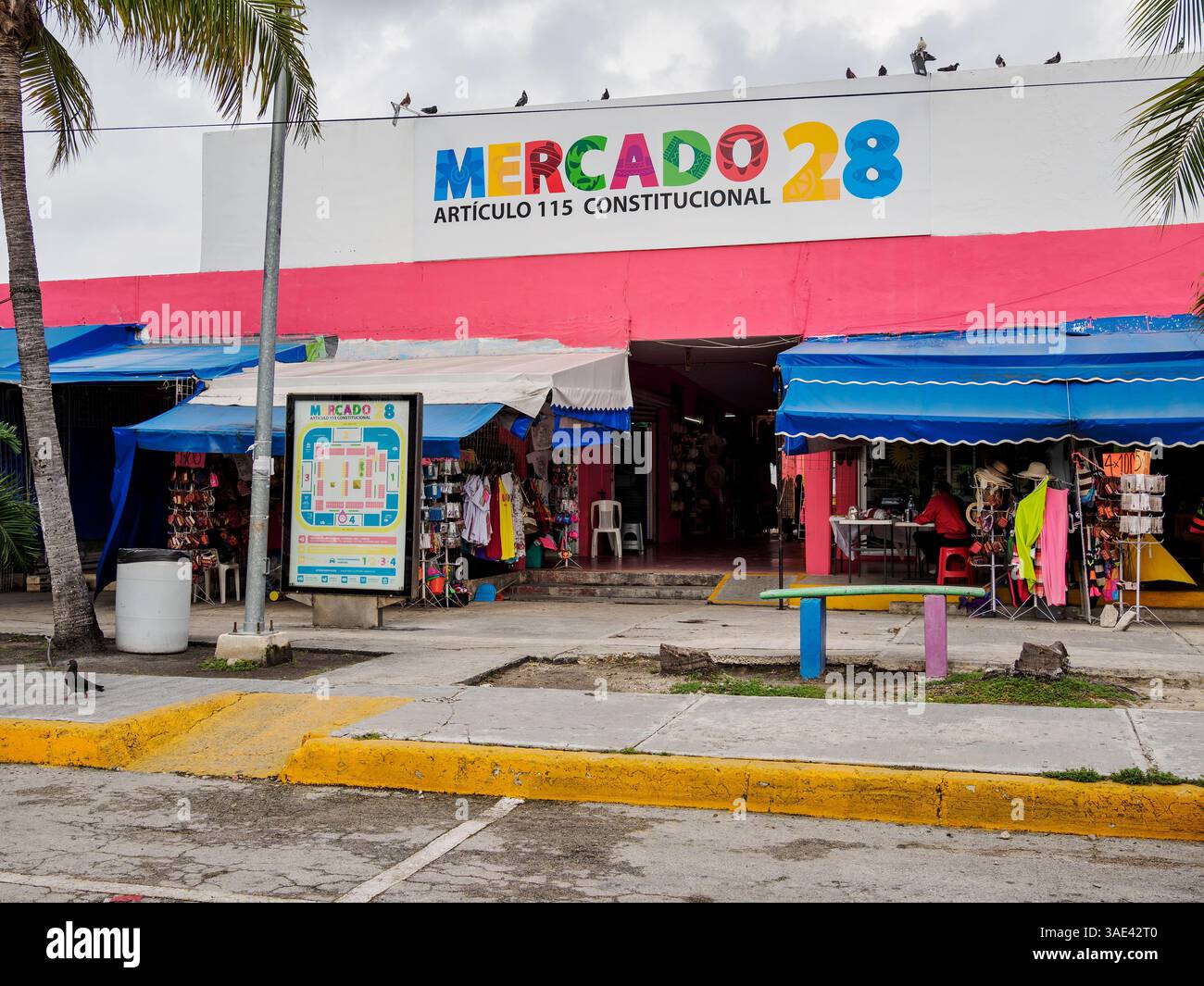 Mercado 28, Cancun, Quintana Roo State, Mexico Stock Photo - Alamy