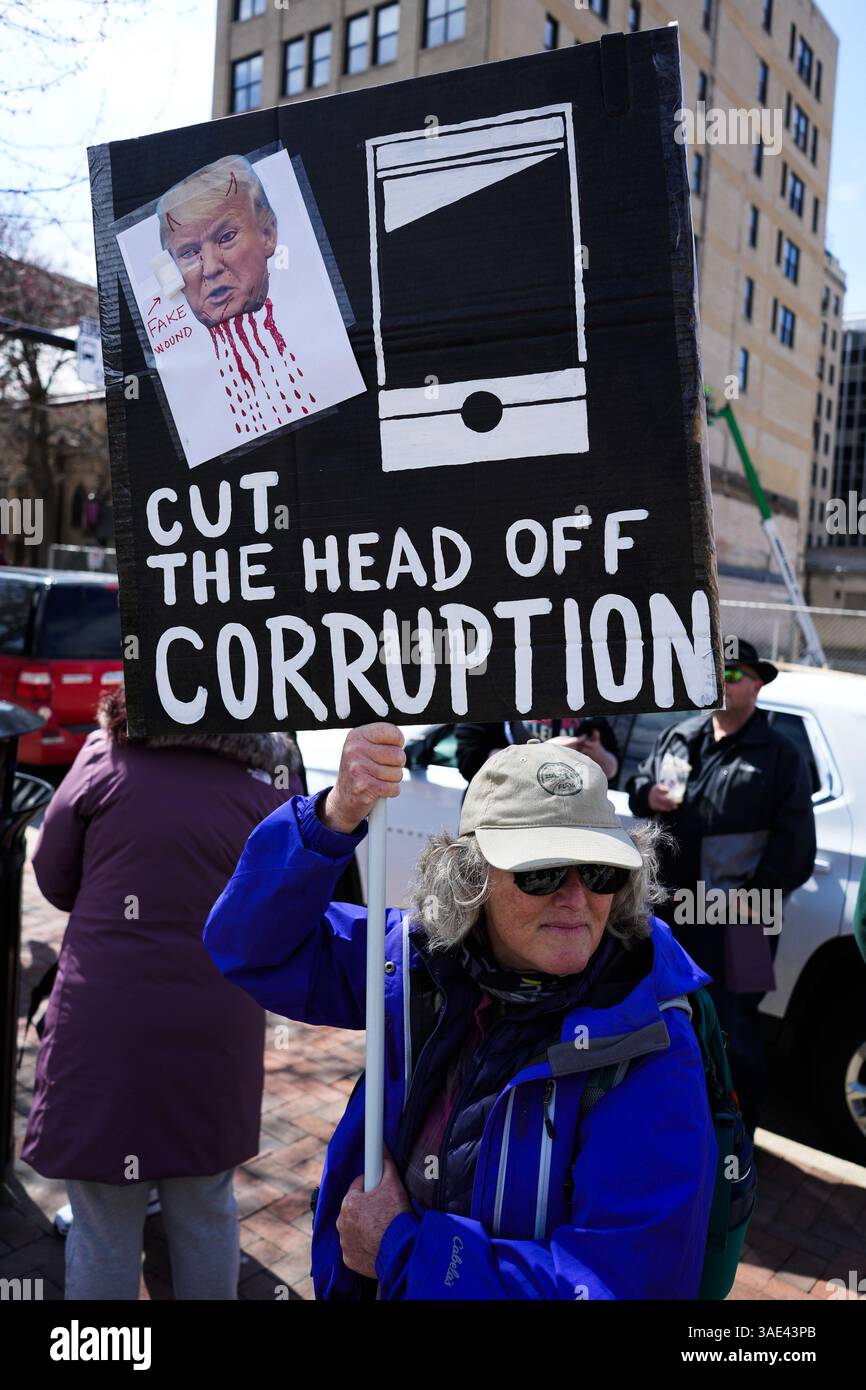 April 5, 2025, Madison, Wisconsin, USA: An estimated seven thousand ...