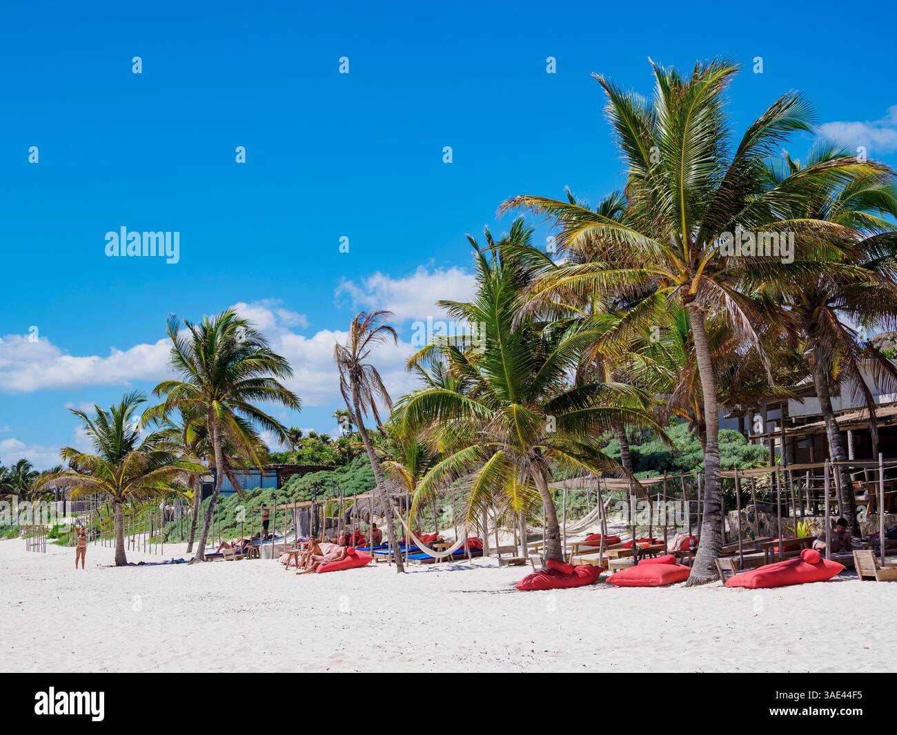 Paradise Beach, Tulum, Quintana Roo State, Mexico Stock Photo - Alamy
