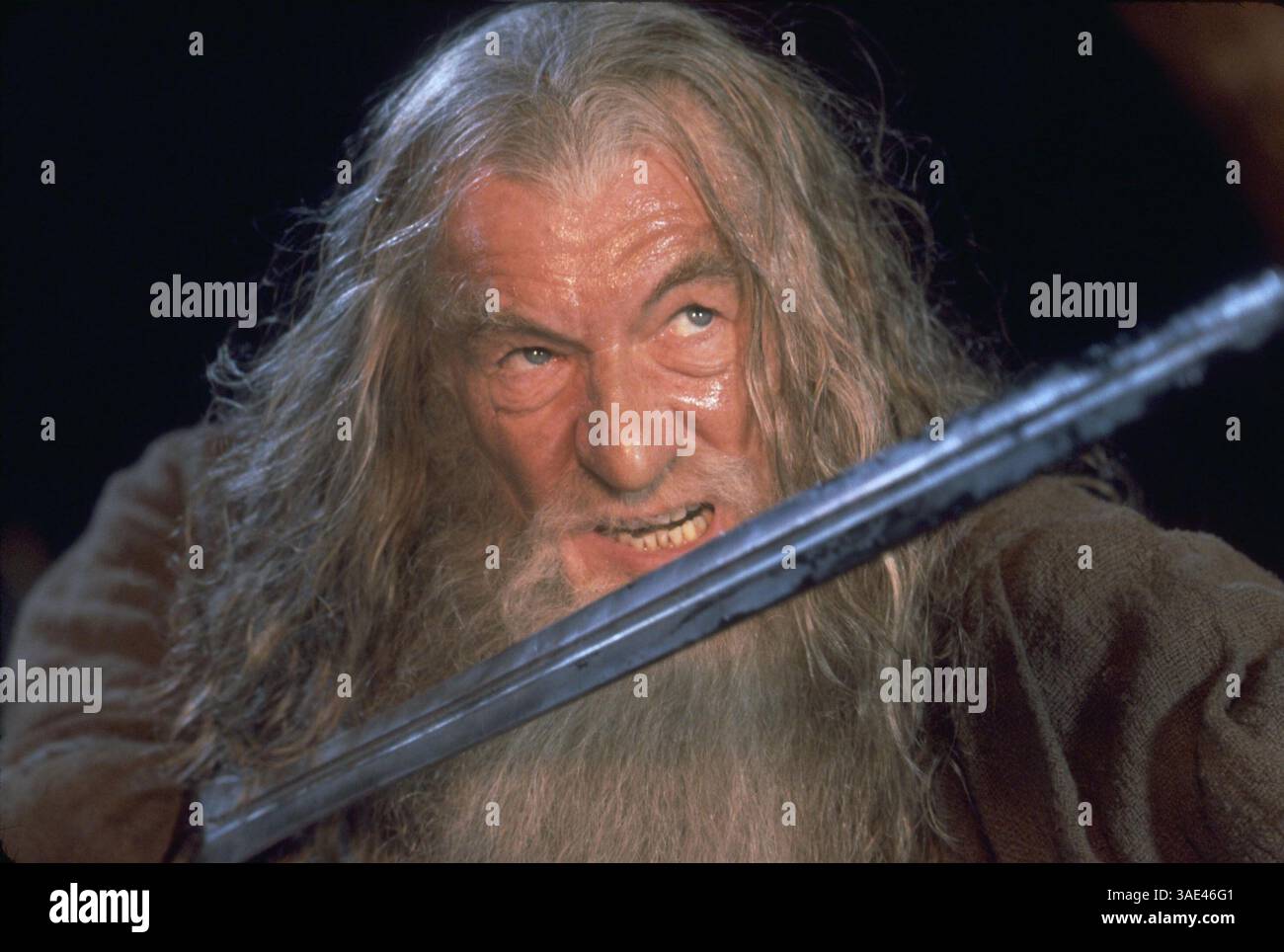 Oct 15, 2001; Hollywood, CA, USA; Actor IAN MCKELLEN as wizard GANDALF ...