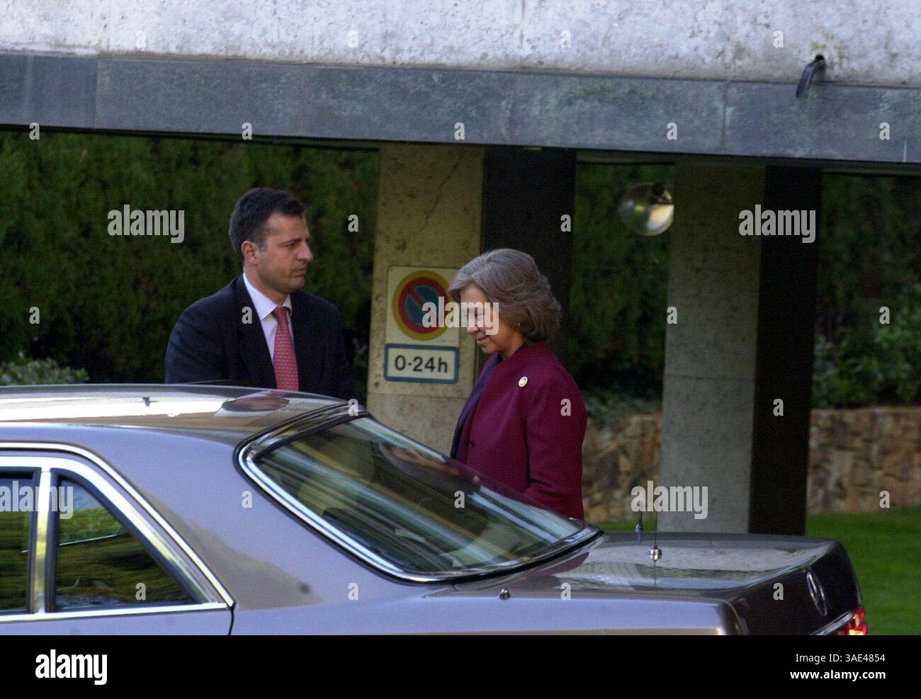 Dec 19, 2001; Barcelona, Spain; US Rights ONLY! Queen SOFIA of Spain in ...