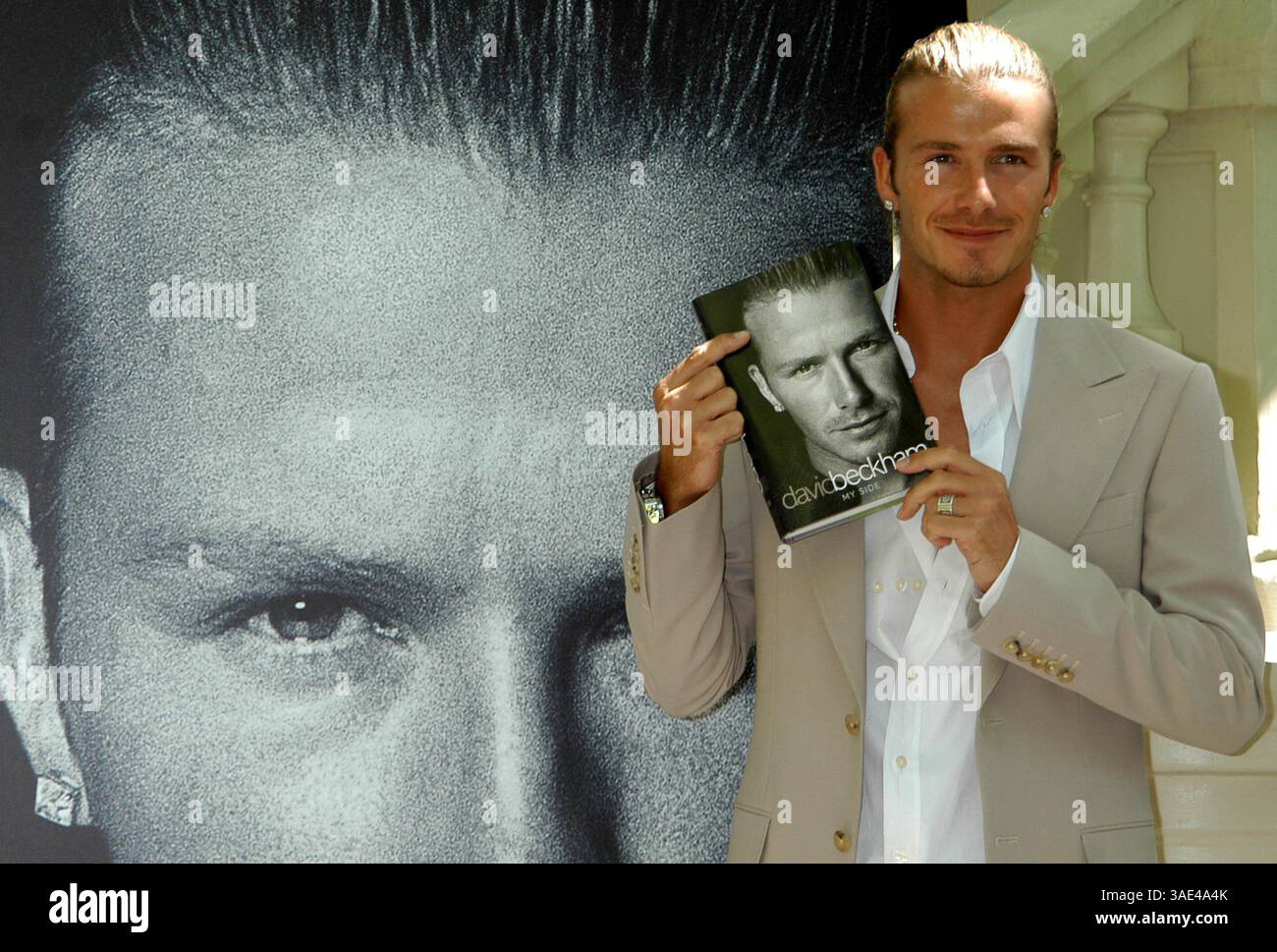 British soccer star DAVID BECKHAM launching his autobiography 'My Side ...