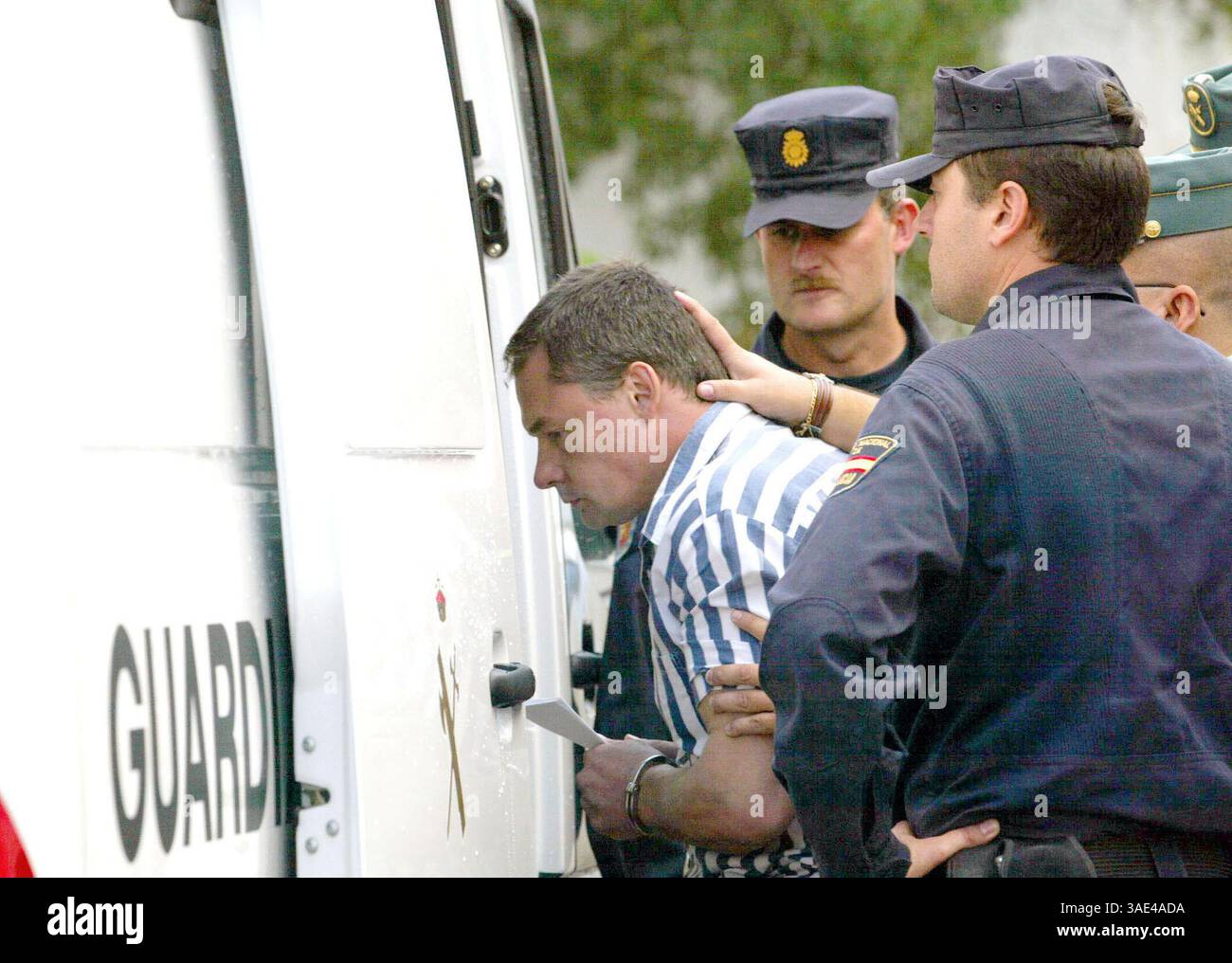 Oct 14, 2003; Malaga, Spain; Convicted killer TONY BROMWICH, also known ...