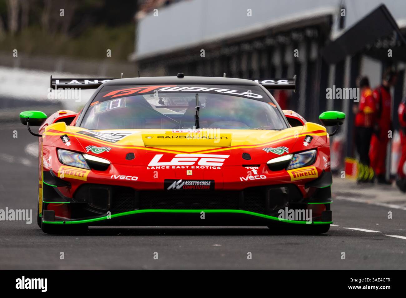 April 6, 2025, Cranbourne, Victoria, Australia: The #26 Arise Racing GT Ferrari 296 GT3 driven ...