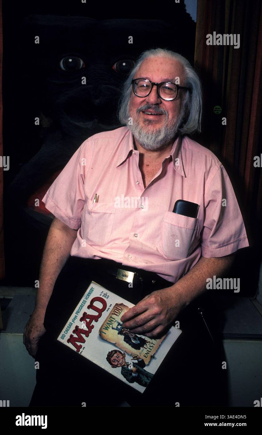 Apr 25, 1983; New York, NY, USA; Publisher WILLIAM GAINES, founder of ...