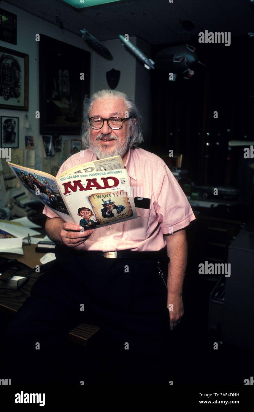 Apr 25, 1983; New York, NY, USA; Publisher WILLIAM GAINES, founder of ...