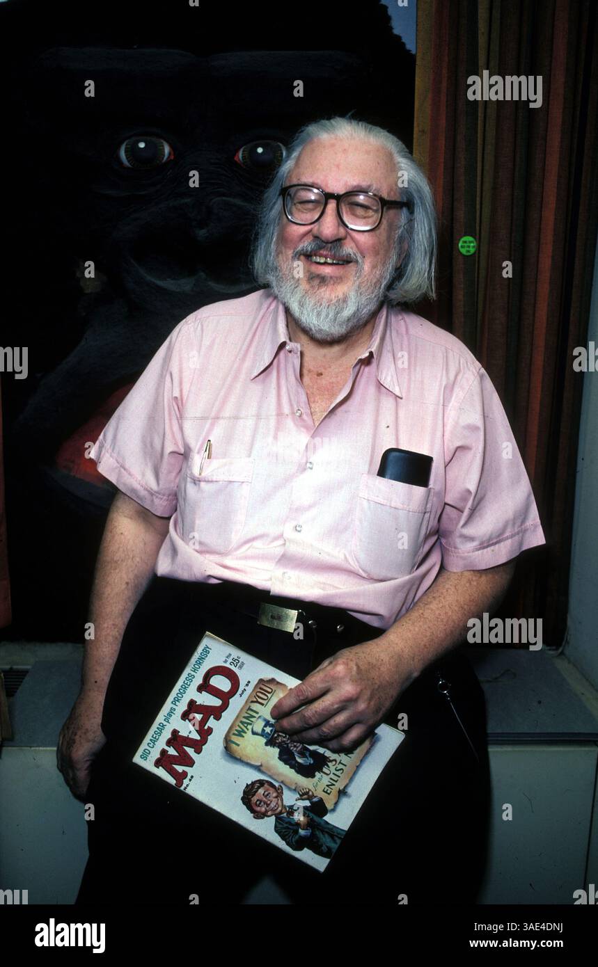 Apr 25, 1983; New York, NY, USA; Publisher WILLIAM GAINES, founder of ...