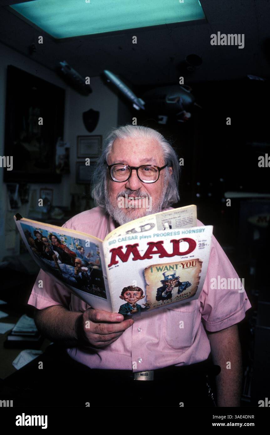 Apr 25, 1983; New York, NY, USA; Publisher WILLIAM GAINES, founder of ...