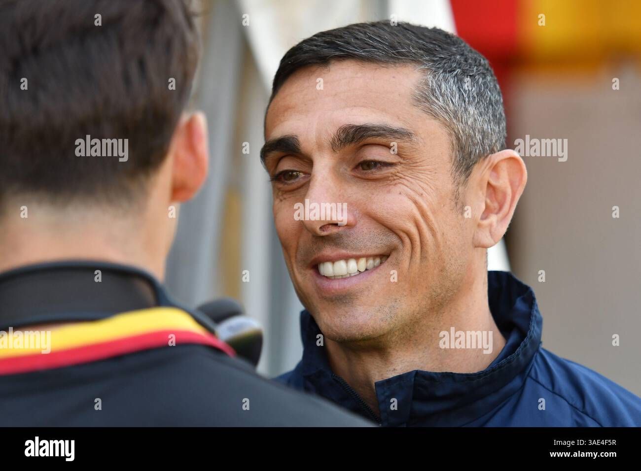 Catanzaro, Italy. 06th Apr, 2025. Moreno Longo during the Italian Serie ...
