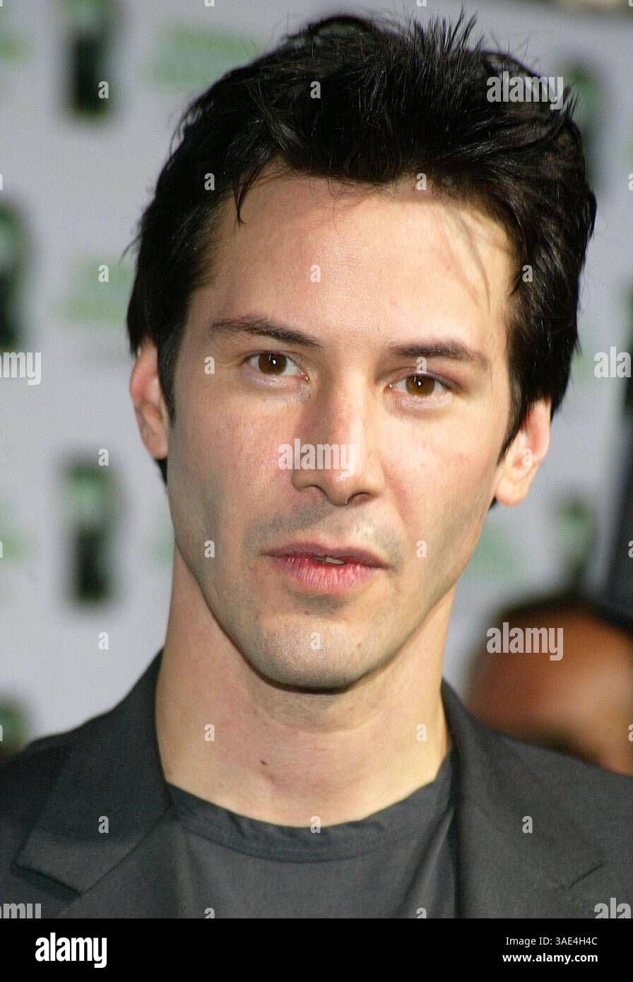 Oct 08, 2003; West Hollywood, CA, USA; Actor KEANU REEVES at the star ...