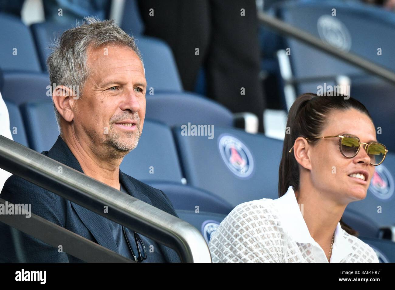 Stéphane Charret attends the French L1 football match between Paris ...