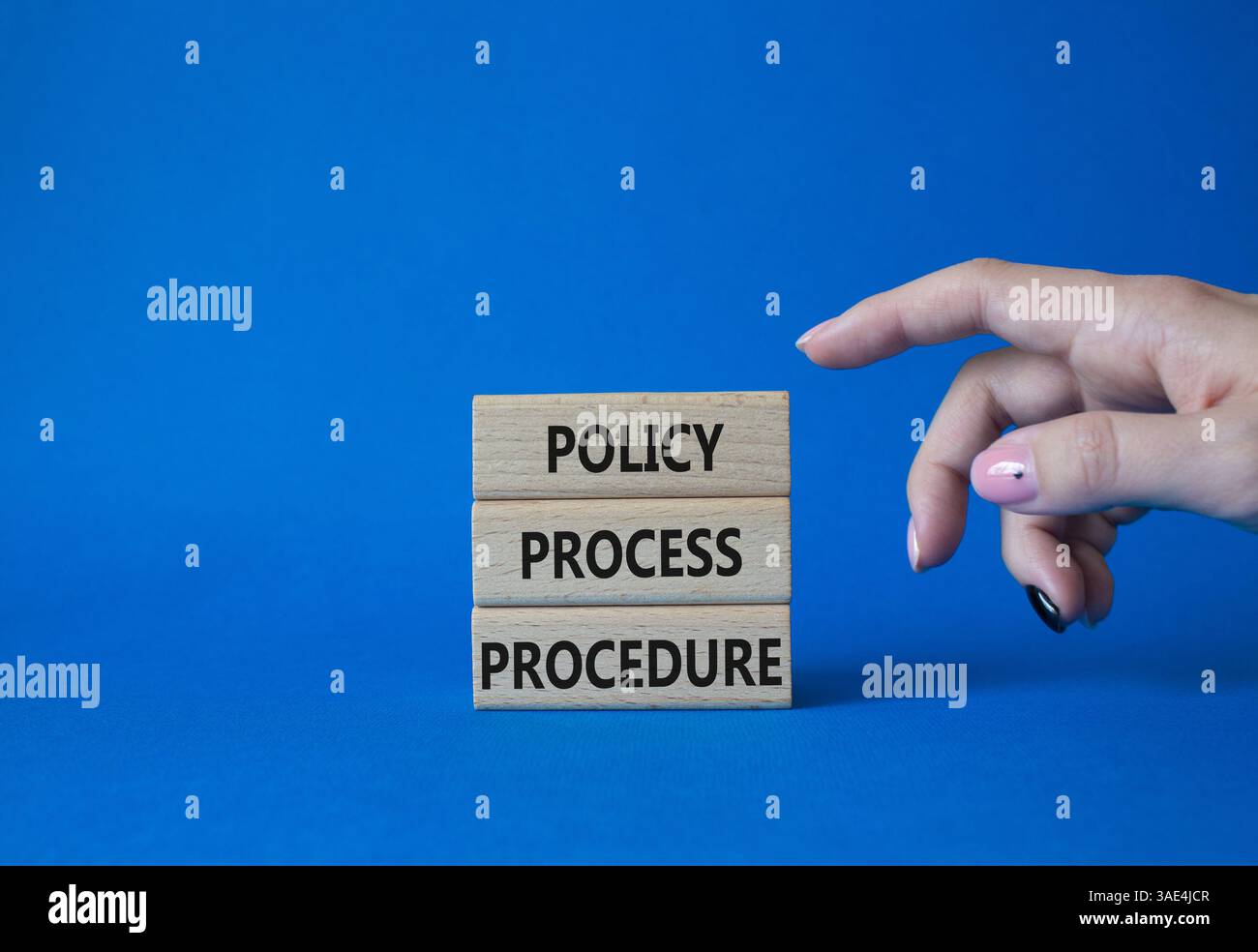 Policy Process Procedure symbol. Concept words Policy Process Procedure ...