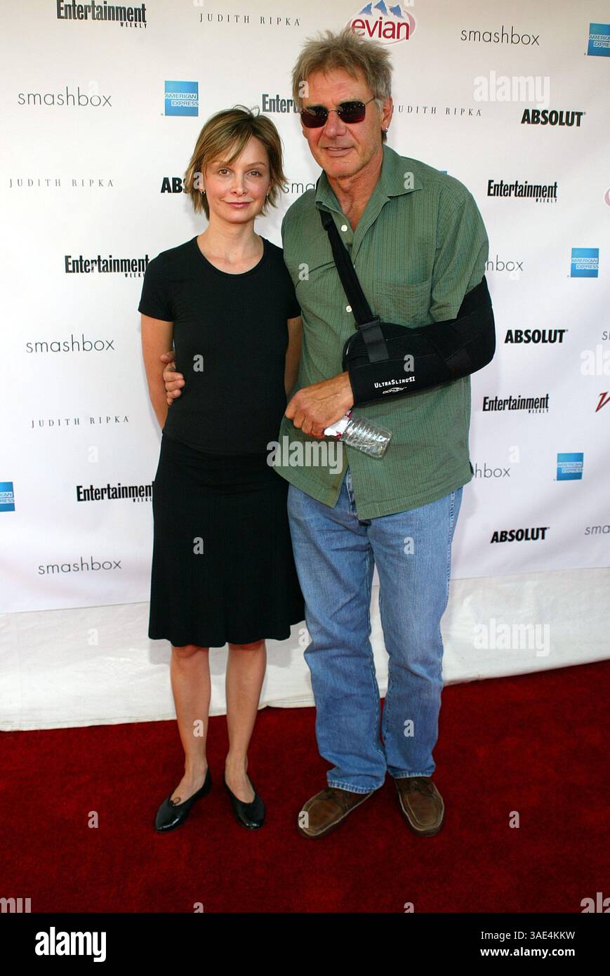 Oct 27, 2003; Culver City, CA, USA; Actress CALISTA FLOCKHART and Actor ...