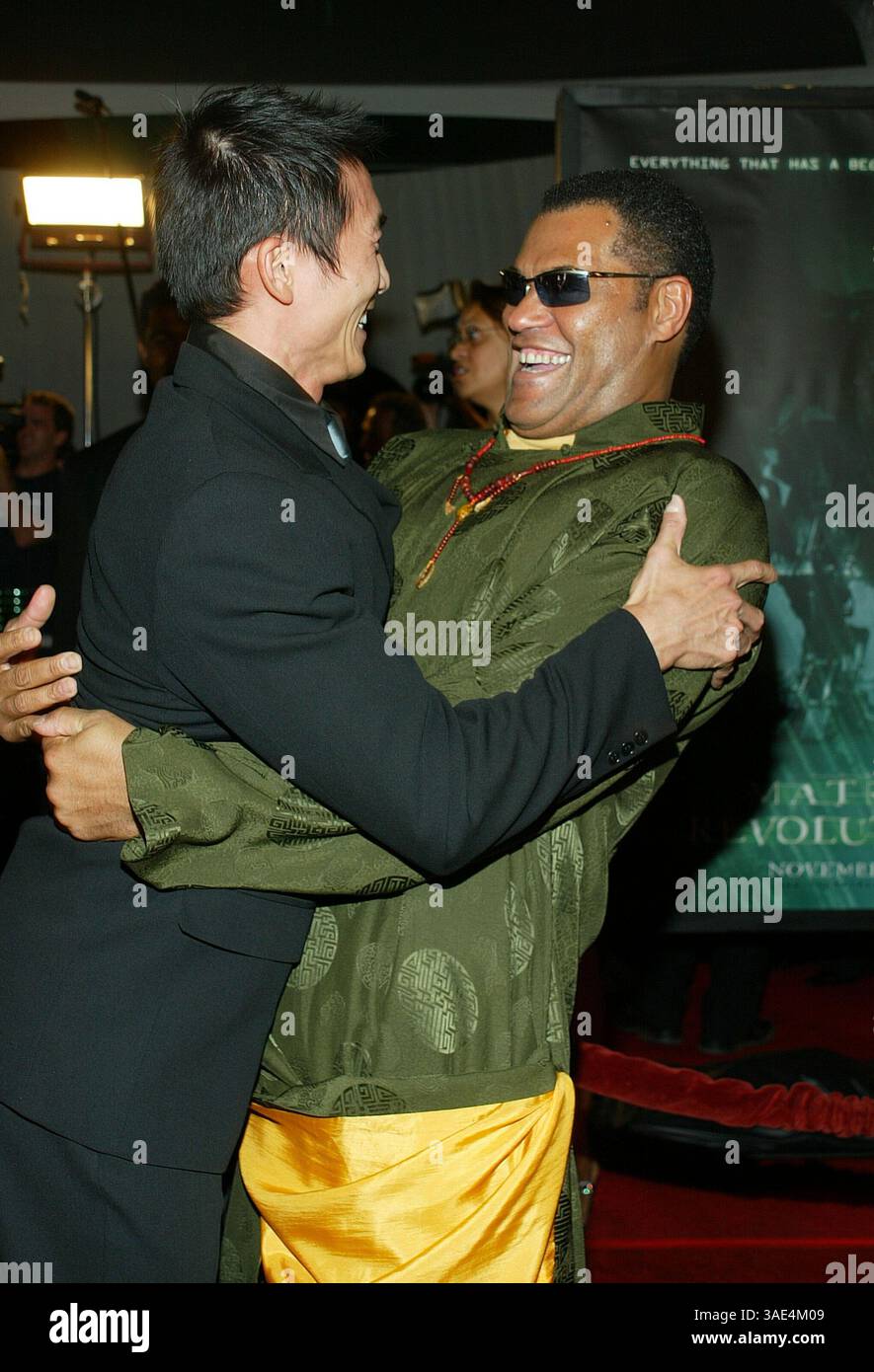 Oct 27, 2003; Los Angeles, CA, USA; Actors LAURENCE FISHBURNE and ...