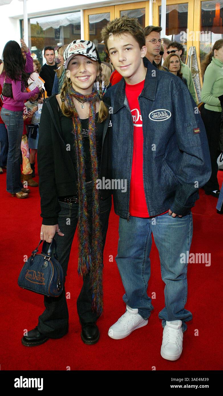 Nov 08, 2003; Universal City, CA, USA; Actress ASHLEY EDNER and brother ...