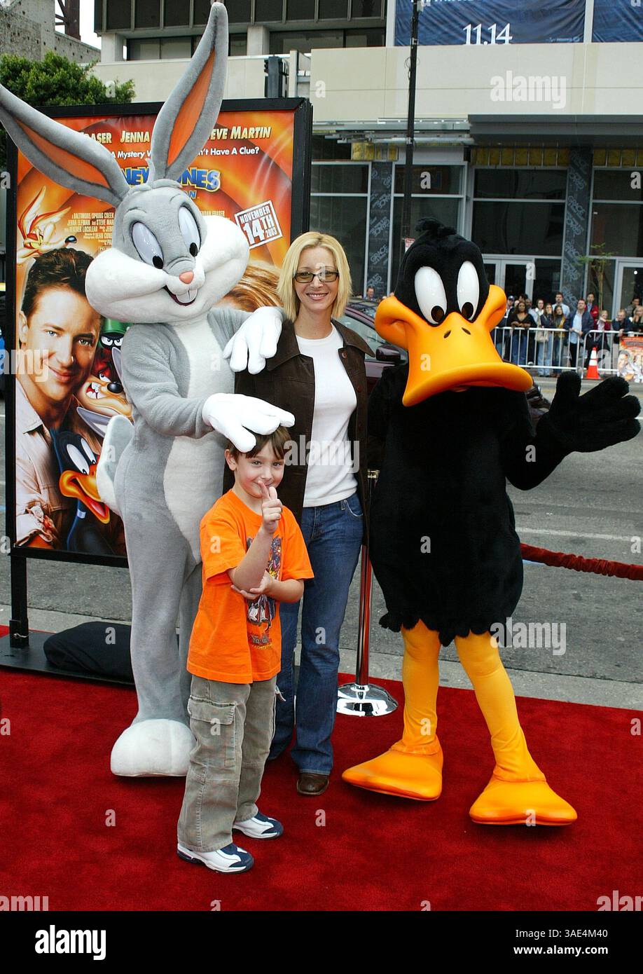 Nov 09, 2003; Hollywood, CA, USA; Actress LISA KUDROW with family pose ...
