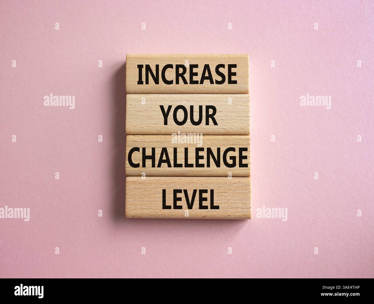 Challenge Level symbol. Concept word Increase your Challenge Level on ...