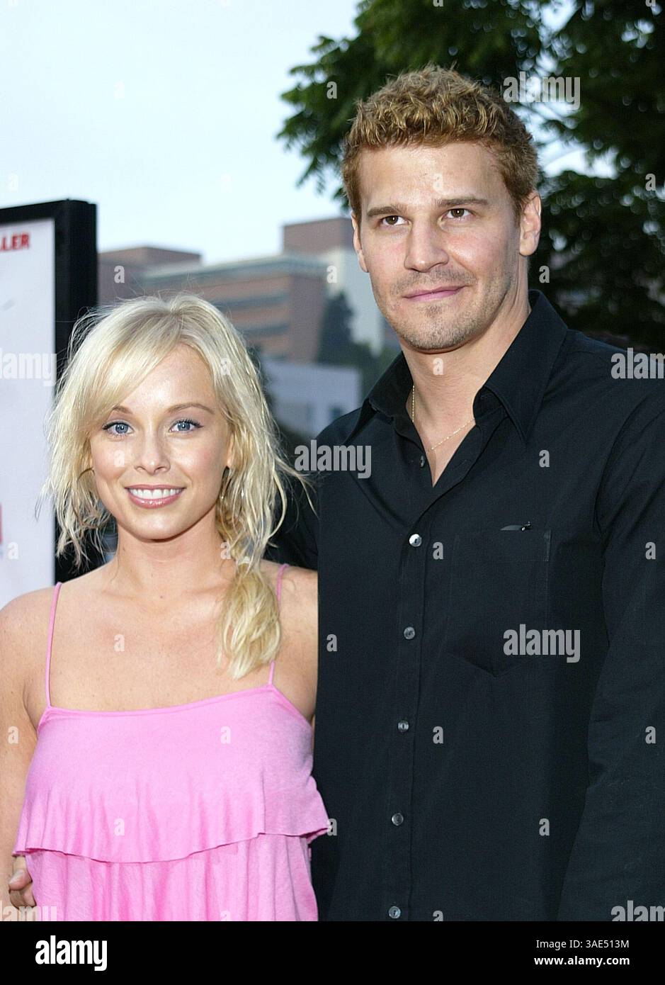Jun 14, 2004; Westwood, CA, USA; Actress JAMIE BERGMAN and husband ...