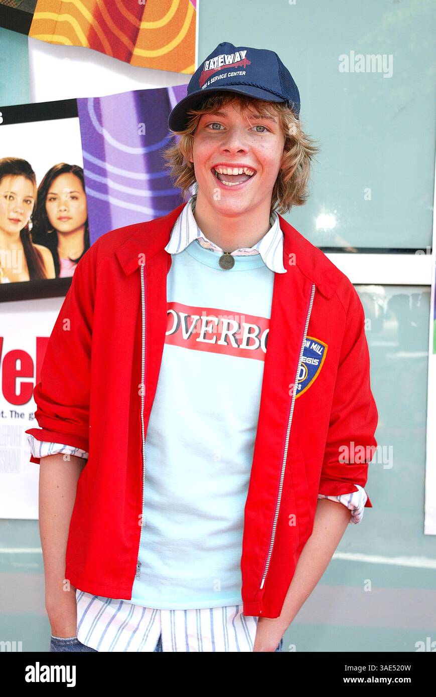 Jun 27, 2004; Hollywood, CA, USA; Actor HUNTER PARRISH at the world ...