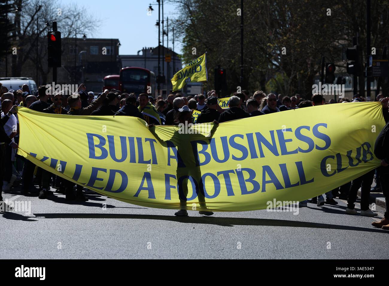 Tottenham Hotspur Stadium, London, UK. 6th Apr, 2025. Premier League ...