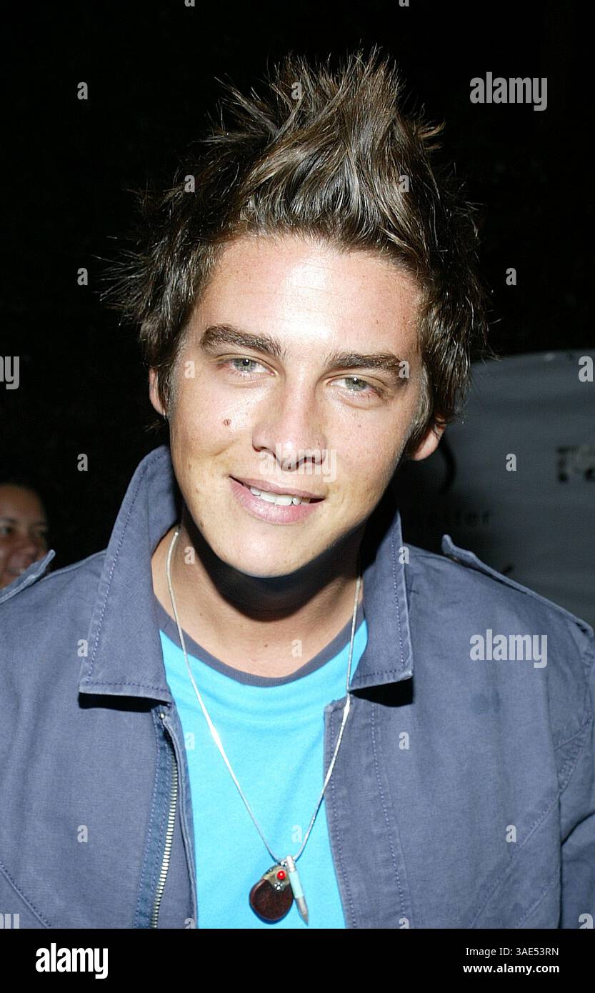 Jul 29, 2004; West Hollywood, CA, USA; TREVOR WRIGHT at the PUMA ...