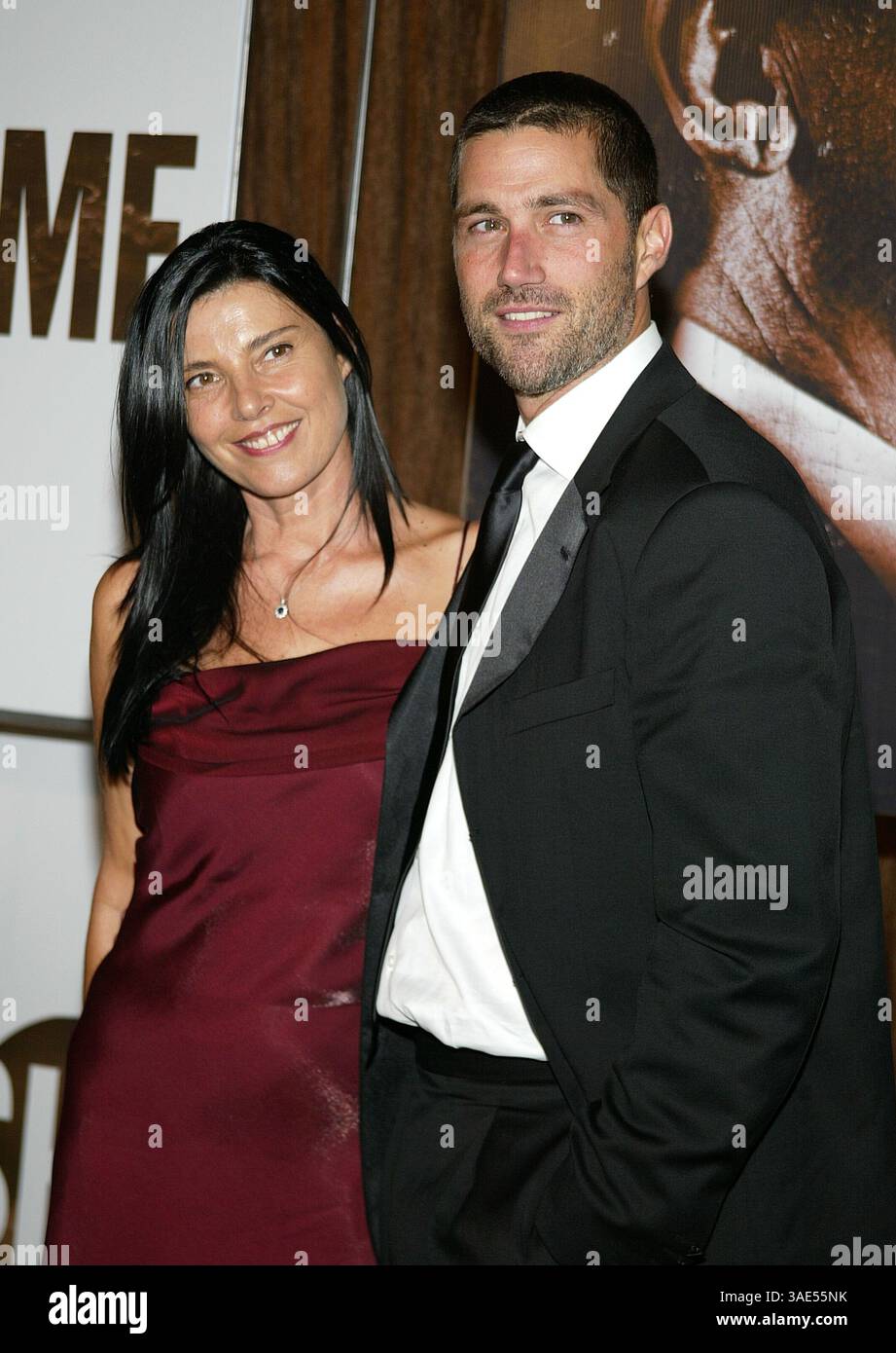 Sep 19, 2004; West Hollywood, CA, USA; Actor MATTHEW FOX and wife at ...