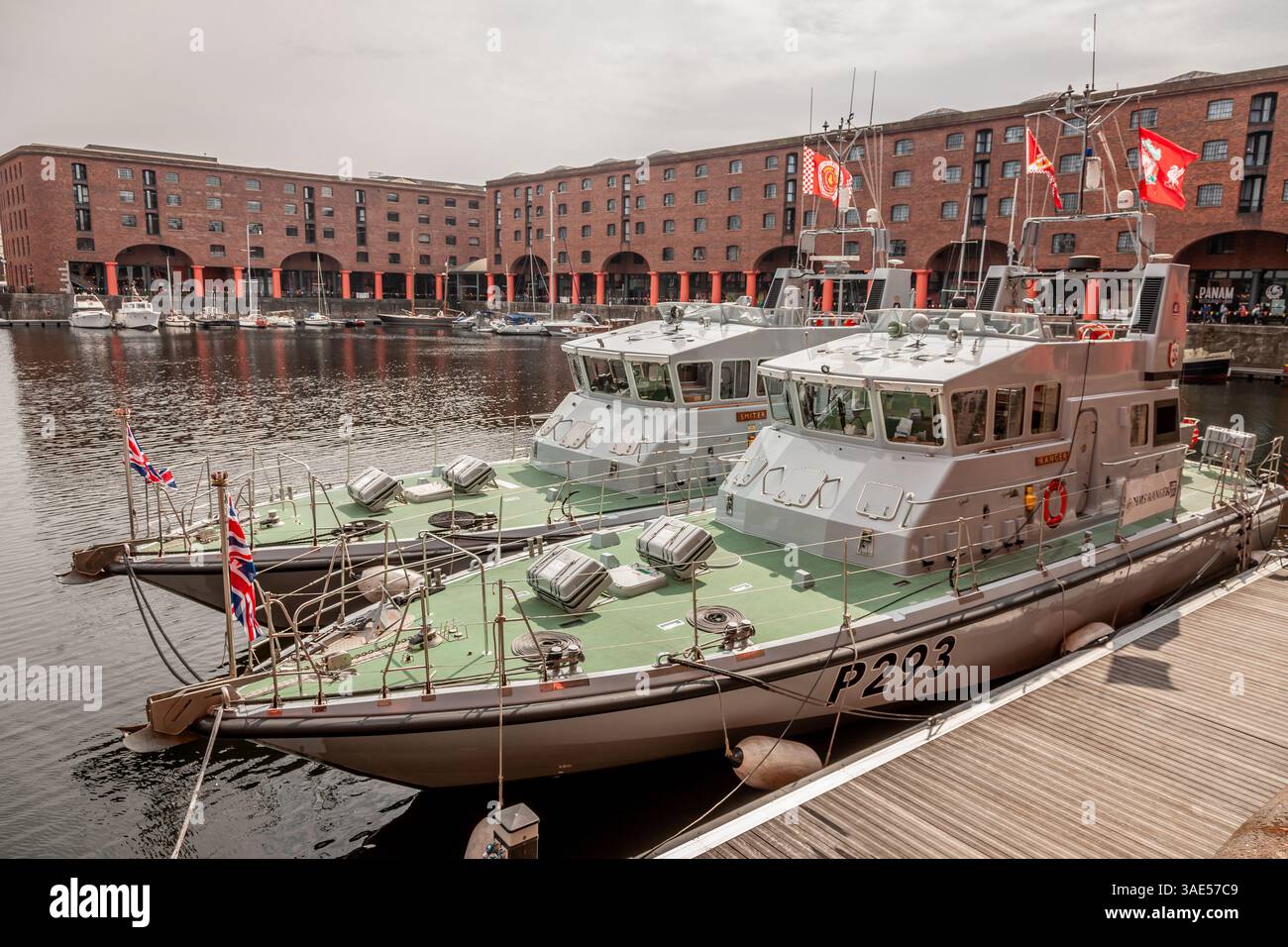 Archer class Patrol vessels 'HMS Ranger' and HMS Smiter', Albert Dock ...