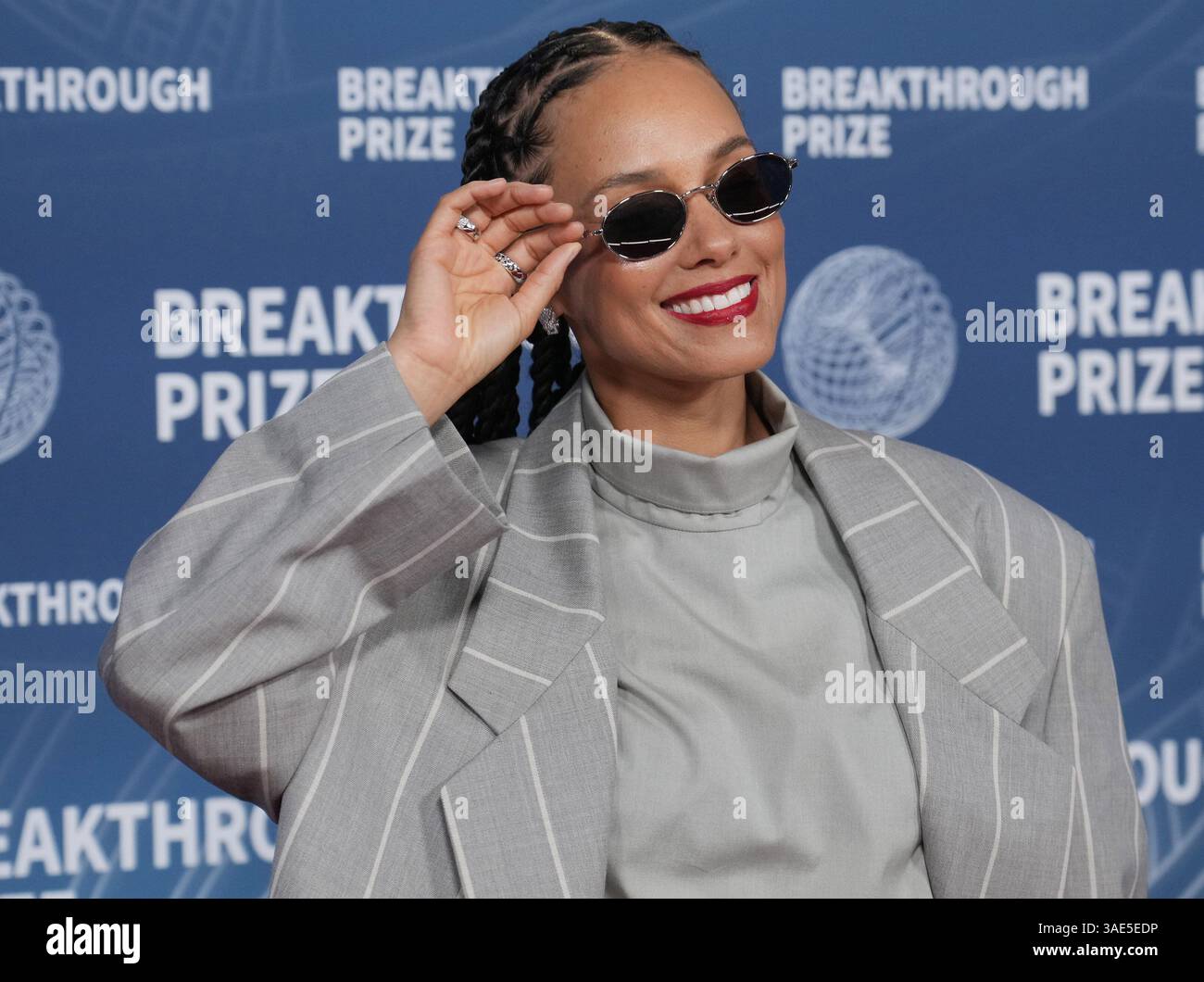 Los Angeles, USA. 05th Apr, 2025. Alicia Keys at the 11th Breakthrough ...